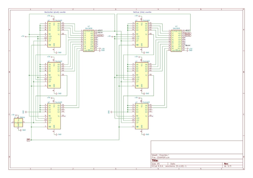 Discrete VGA Graphics Adapter: Time Base - Some Disassembly Required